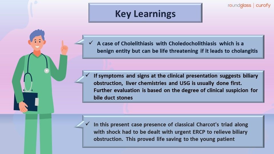 A case of Extrahepatic Biliary Tract Obstruction with CBD Stone, Septic Shock & Cholangitis